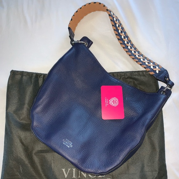 Vince Camuto | Bags | Vince Camuto Blue Hobo Handbag | Poshmark